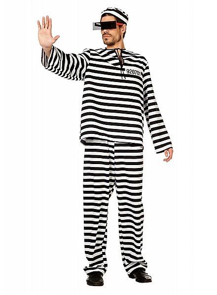 Déguisement de bagnard à rayures - maskworld.com