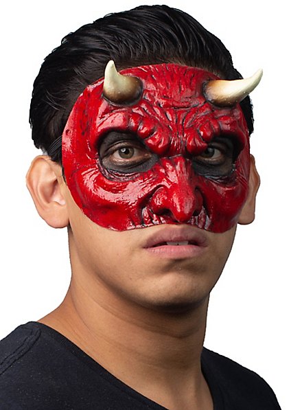 Devil Half Mask - maskworld.com
