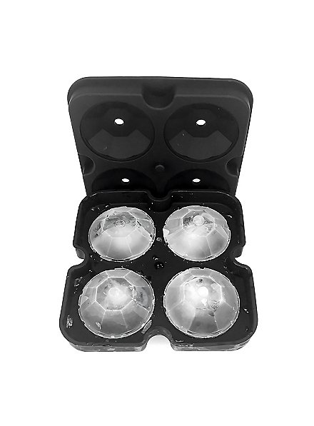 Diamond ice cube silicone mould for ice cubes and for baking 4-grid ...