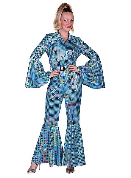 Disco catsuit turquesa - maskworld.com