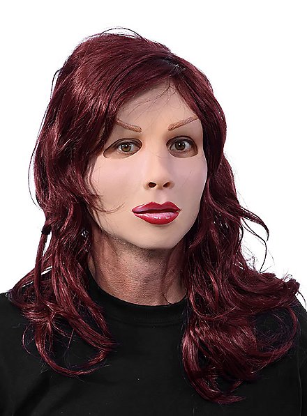 Diva mask red hair - maskworld.com