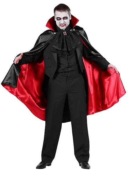 Dracula Cape with stand-up collar black-red - maskworld.com