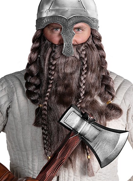 Dwarf beard set with wig - maskworld.com