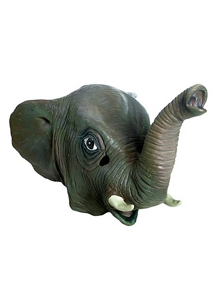 Elephant Full Mask Made of Latex - maskworld.com