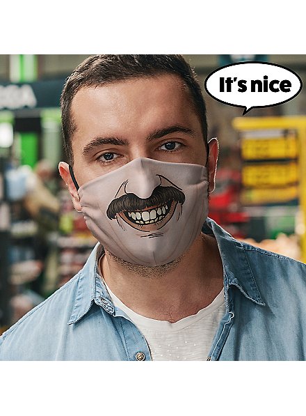 Fabric mask crazy Kazakhstani Reporter - maskworld.com