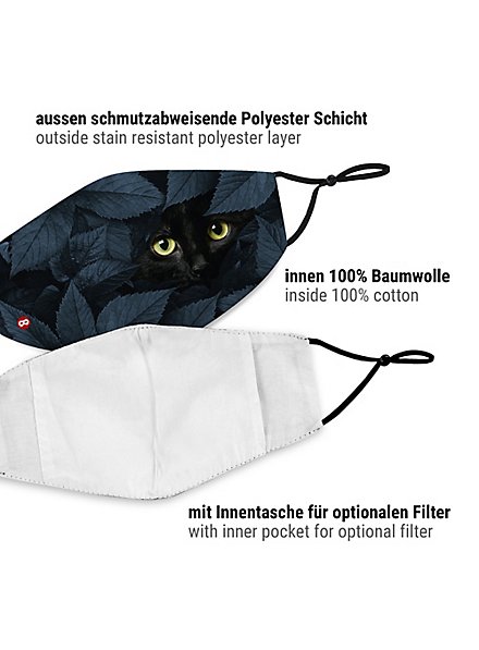 Fabric Mask for Kids Cat - maskworld.com