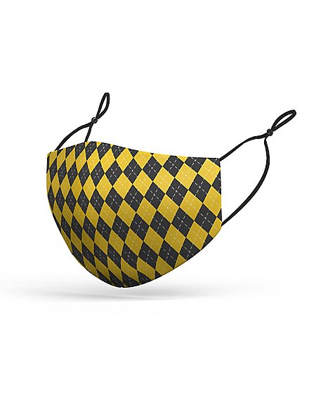 Fabric mask magic school yellow - maskworld.com