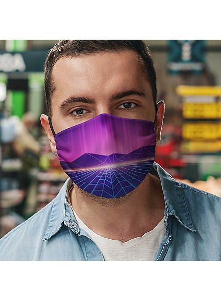 Fabric mask retro game - maskworld.com