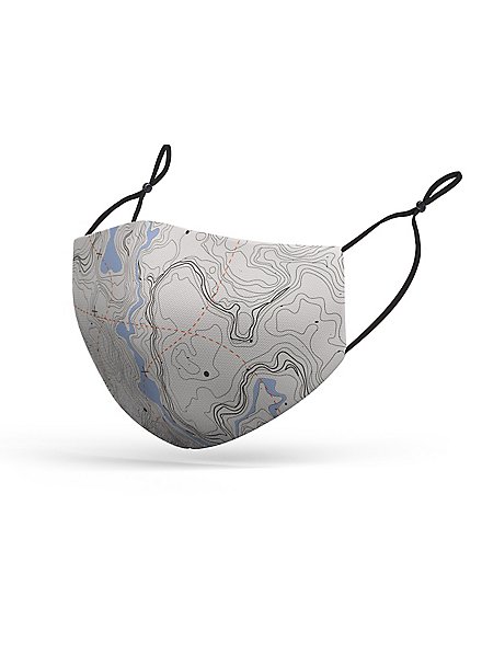 Fabric mask Topographic - maskworld.com