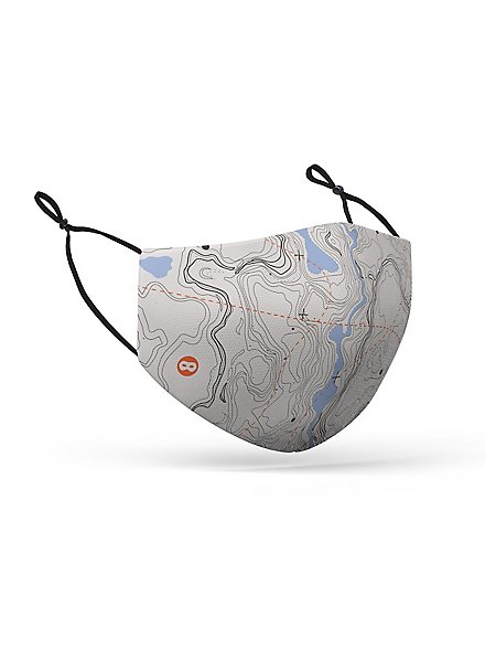 Fabric mask Topographic - maskworld.com