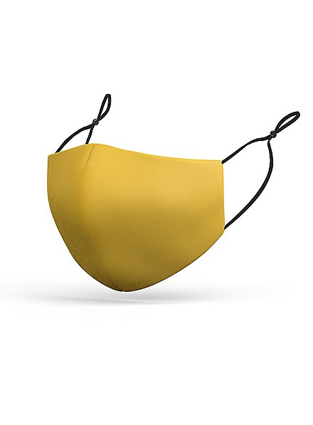 Fabric Mask yellow - maskworld.com