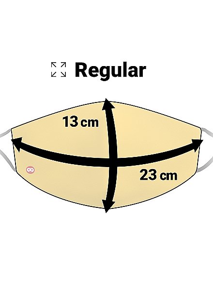 Fabric Mask yellow - maskworld.com