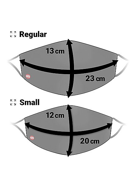 Fabric Masks Economy Pack black - 10 pieces - maskworld.com