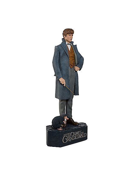 Fantastic Beasts - Newt Scamander Met Niffler Life-Size Standbeeld ...