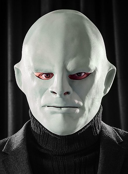 Realistische Phantom Maske aus Schaumlatex grau - maskworld.com