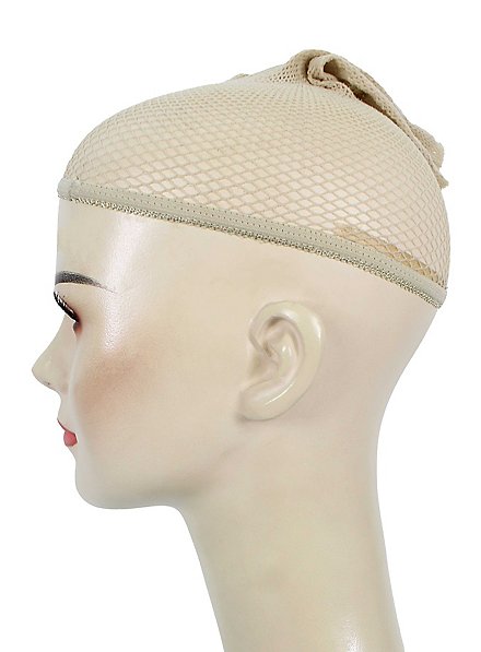 Filet à cheveux pour perruque beige - maskworld.com