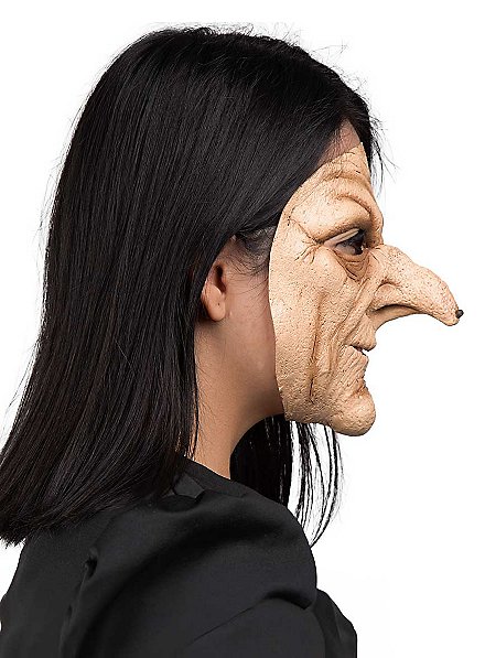 Forest gnome witch half mask - maskworld.com