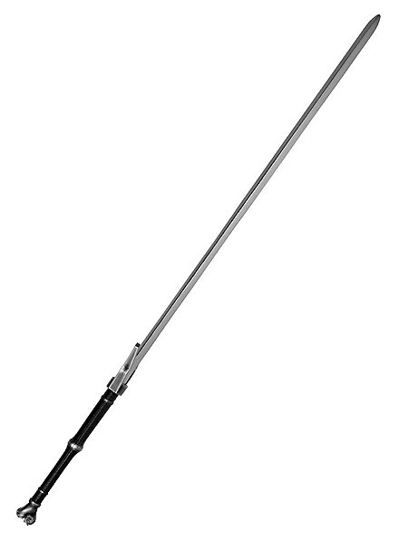 Geralt's silver sword - Wolf heads Larp weapon - maskworld.com
