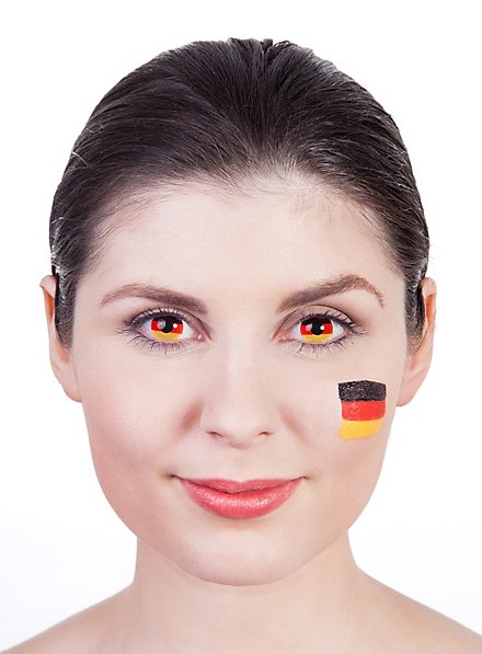 Germany Flag Contact Lenses - maskworld.com