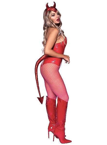 Glitter devil accessory set red - maskworld.com