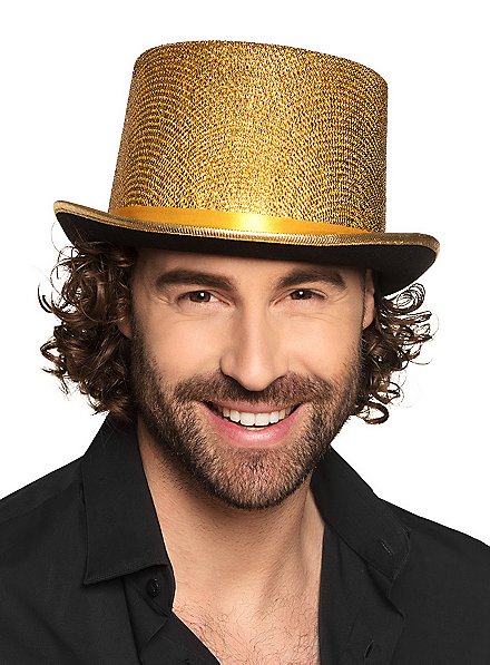 Glitter party hat gold - maskworld.com