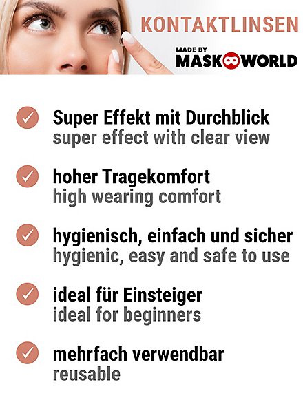 Mørkegrønne Kontaktlinser - Gnom - maskworld.com