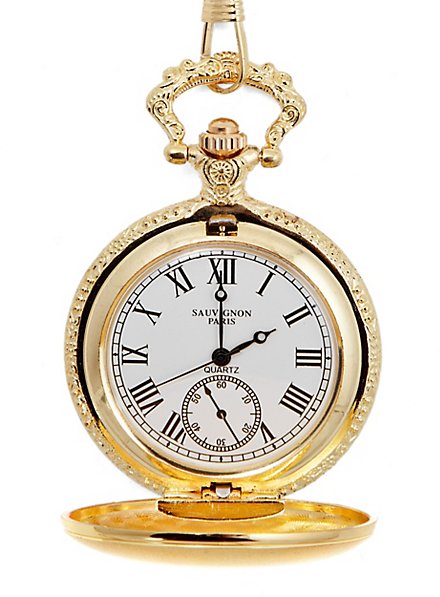 Gold Pocket Watch standard - maskworld.com
