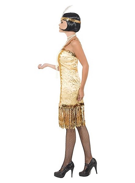 Goldenes 20er Jahre Charleston Kleid - maskworld.com