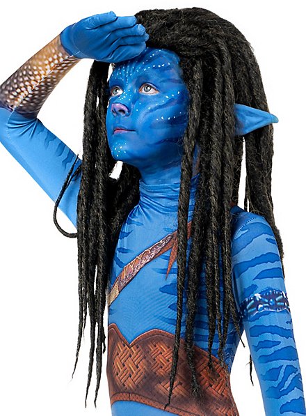 Guerrier Tribal Bleu Perruque Enfant Dreadlocks - maskworld.com