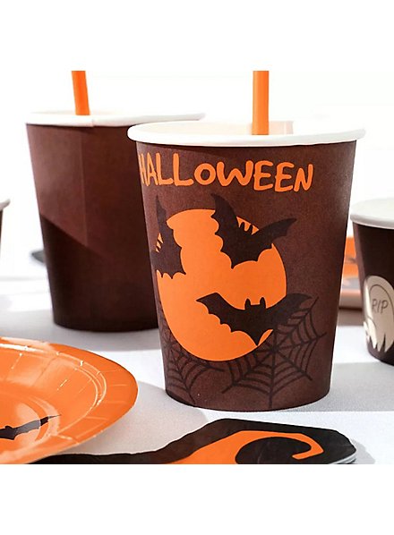 Halloween party tableware and deco set XXL - maskworld.com