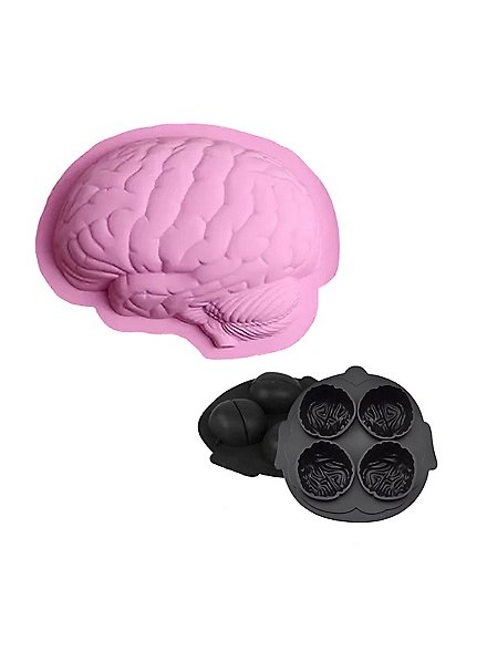 Halloween silicone moulds set brains for pudding, ice cubes and baking ...
