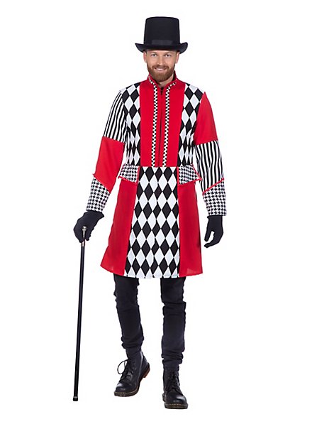 Harlequin Jacket Black-White-Red - maskworld.com