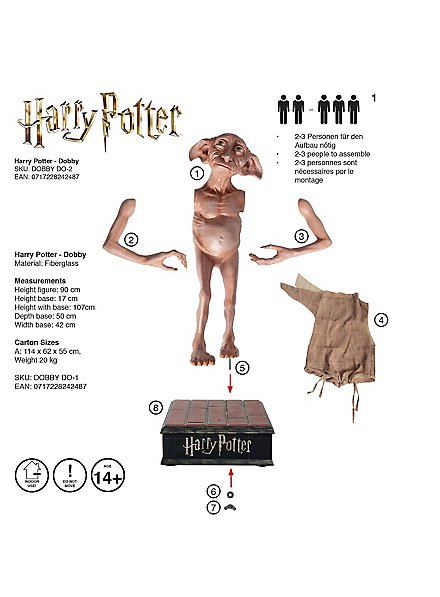Harry Potter - Hauself Dobby Life-Size Statue - maskworld.com