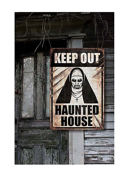 "Haunted House" Halloween Decoration Sign - maskworld.com