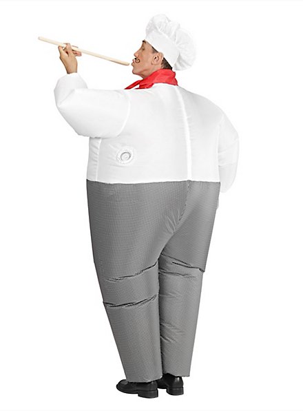 Head chef inflatable costume - maskworld.com