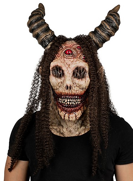 Horned Nightmare Demon Mask - maskworld.com
