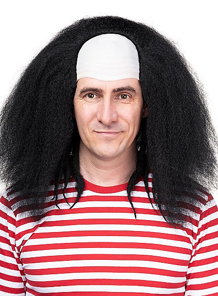 Horror Clown Wig black - maskworld.com