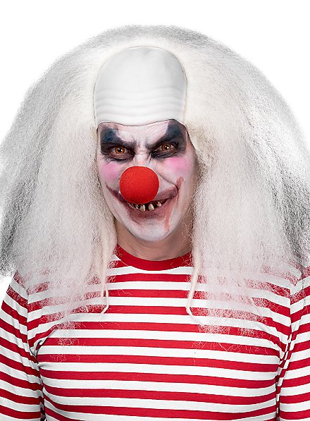 Horror Clown Wig white - maskworld.com