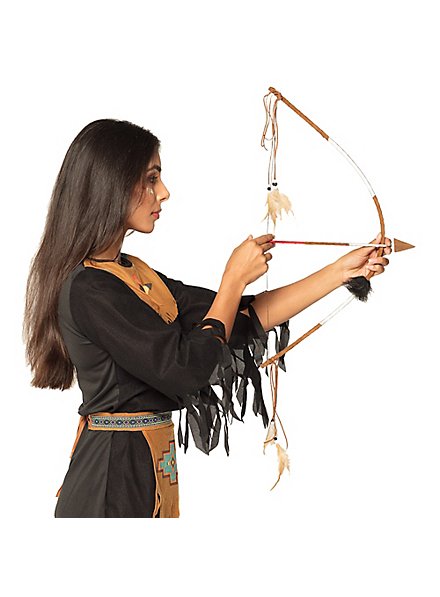 Indian bow with arrow - maskworld.com