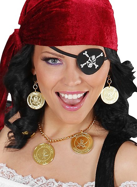 Jewellery Set Pirate Gold - maskworld.com