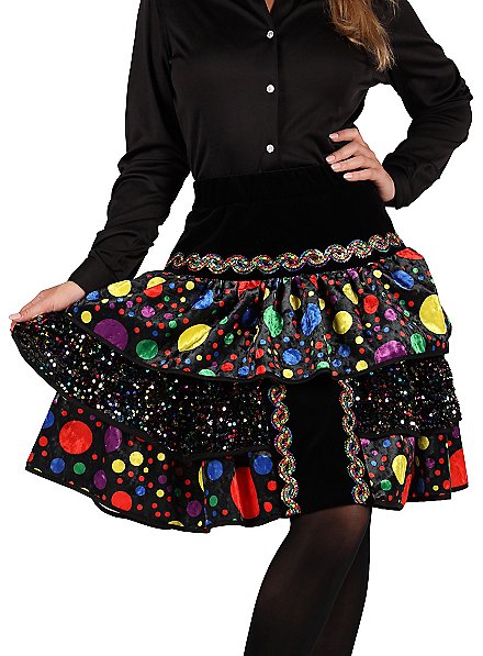 Jupe de carnaval confettis - maskworld.com