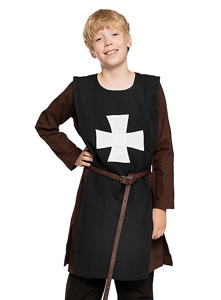 Kinder Wapenrok Met Kruis - Tempelridder - maskworld.com