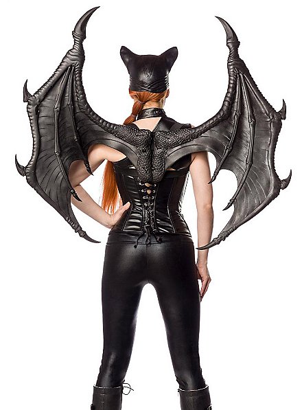 King Dragon Rubber Wing Black - maskworld.com