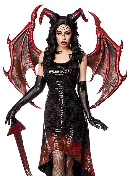 King Dragon Rubber Wing Red - maskworld.com