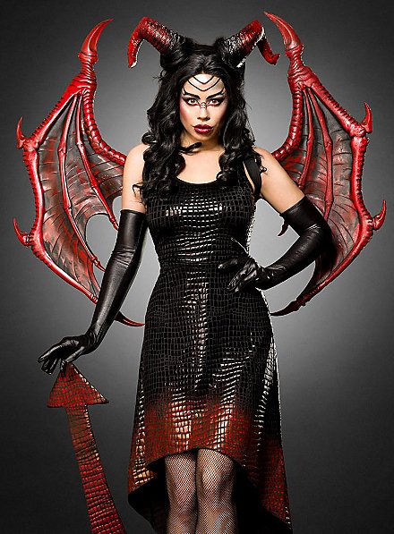 King Dragon Rubber Wing Red - maskworld.com