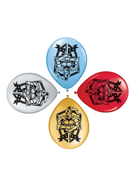 Knight balloons 8 pieces - maskworld.com