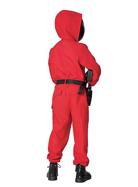 Squid Game Guard Kids Costume - maskworld.com