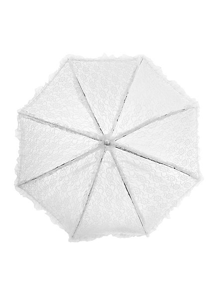 Lace Parasol white - maskworld.com