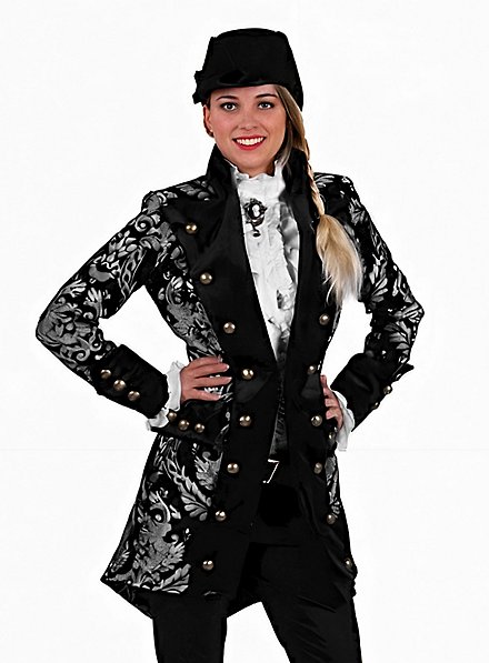 Lady Frock Coat in Silver - maskworld.com