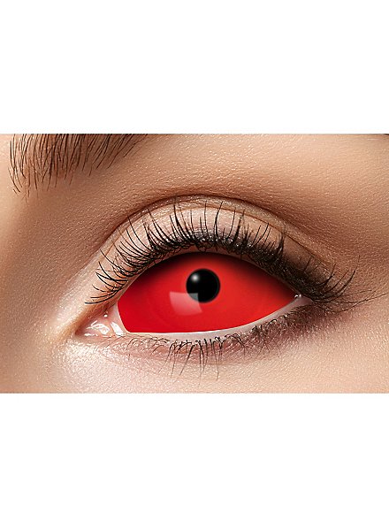 Lentilles de contact œil rouge sclérotique - maskworld.com